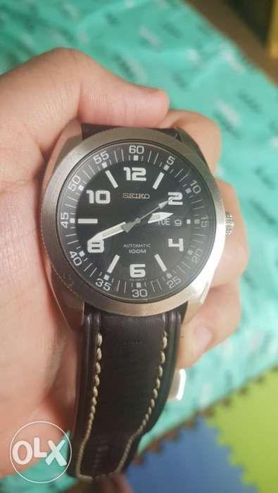 Seiko BFS SNKF11K1 black automatic watch skx, Men's Fashion, Watches ...