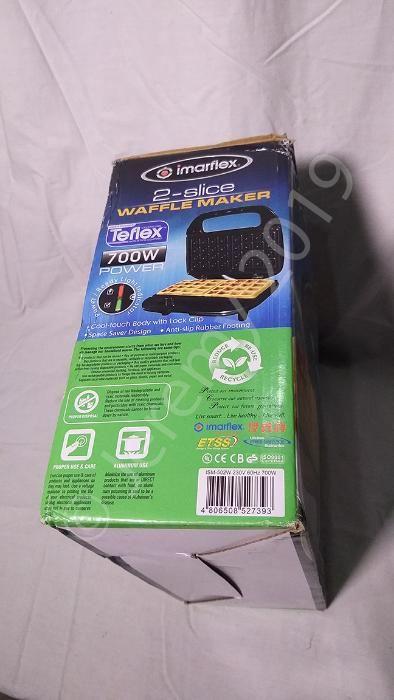 Imarflex 2-slice Waffle Maker ISM-502W 700W, Furniture & Home Living ...