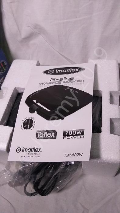 Imarflex 2-slice Waffle Maker ISM-502W 700W, Furniture & Home Living ...