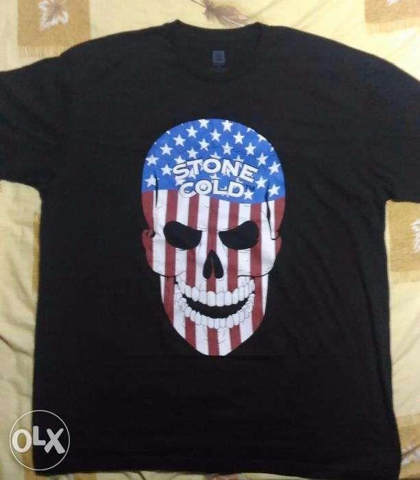 WWE Stone Cold Shirt, Men's Fashion, Activewear on Carousell