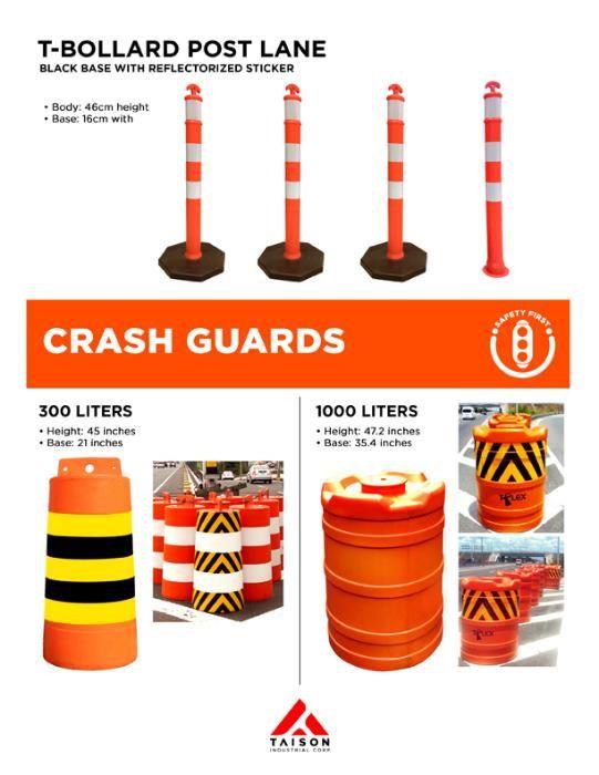 bollard flexible type with reflective sticker and bolt manufacturer ...