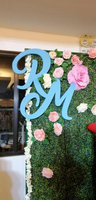 RM cursive styro letter with led lights, Hobbies & Toys, Books ...