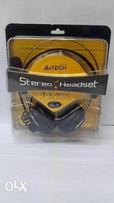 A4TECH HS-7P Headset Headphones with Microphone, Audio, Headphones ...