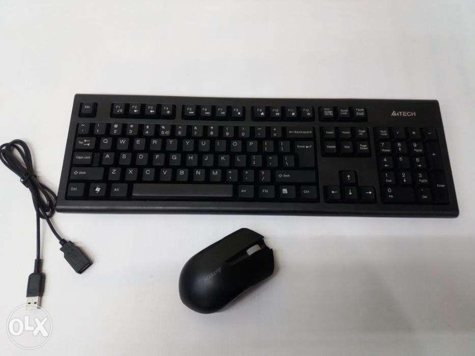 A4TECH 3000N Combo Wireless USB Keyboard and Mouse, Computers & Tech ...
