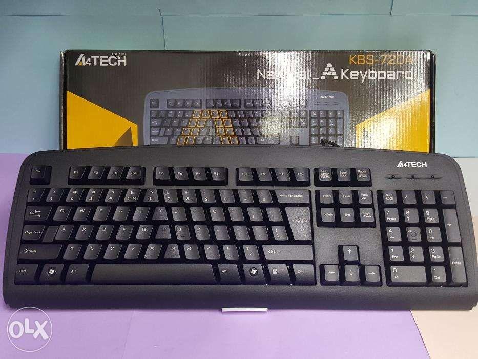 A4TECH KBS-720A Natural_A-shaped USB Keyboard , Computers & Tech, Parts & Accessories, Computer ...