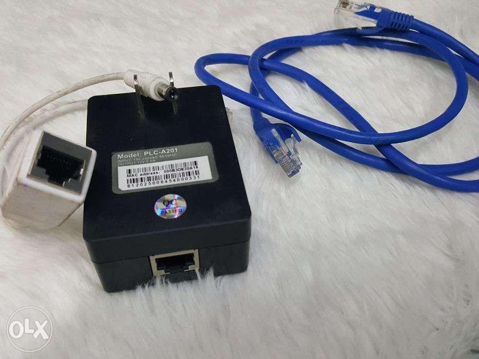 Power Line to Ethernet PLC Adapter PLC-A201 200Mbps Transmission Rate ...