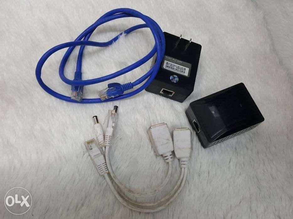 Power Line to Ethernet PLC Adapter PLC-A201 200Mbps Transmission Rate ...