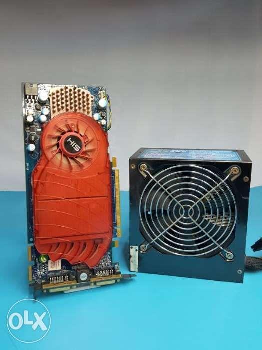 ATI Radeon HD3850 Video Card with Ocean Power OCEAN-450R 450 Watts PSU ...
