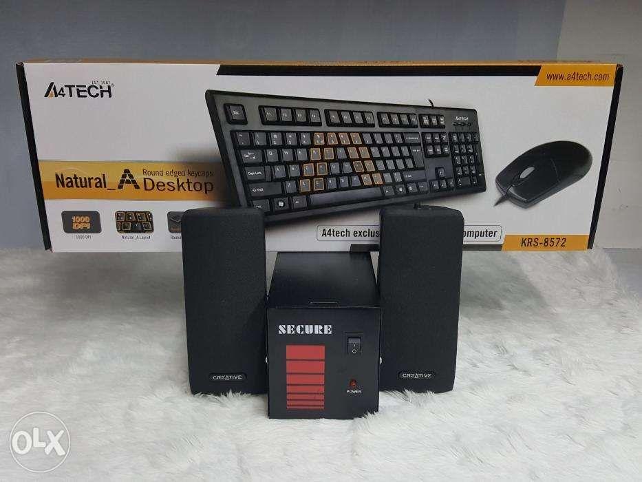 A4TECH KRS-8572 USB Keyboard and Mouse - CREATIVE SBS A35 2.0 Speaker ...
