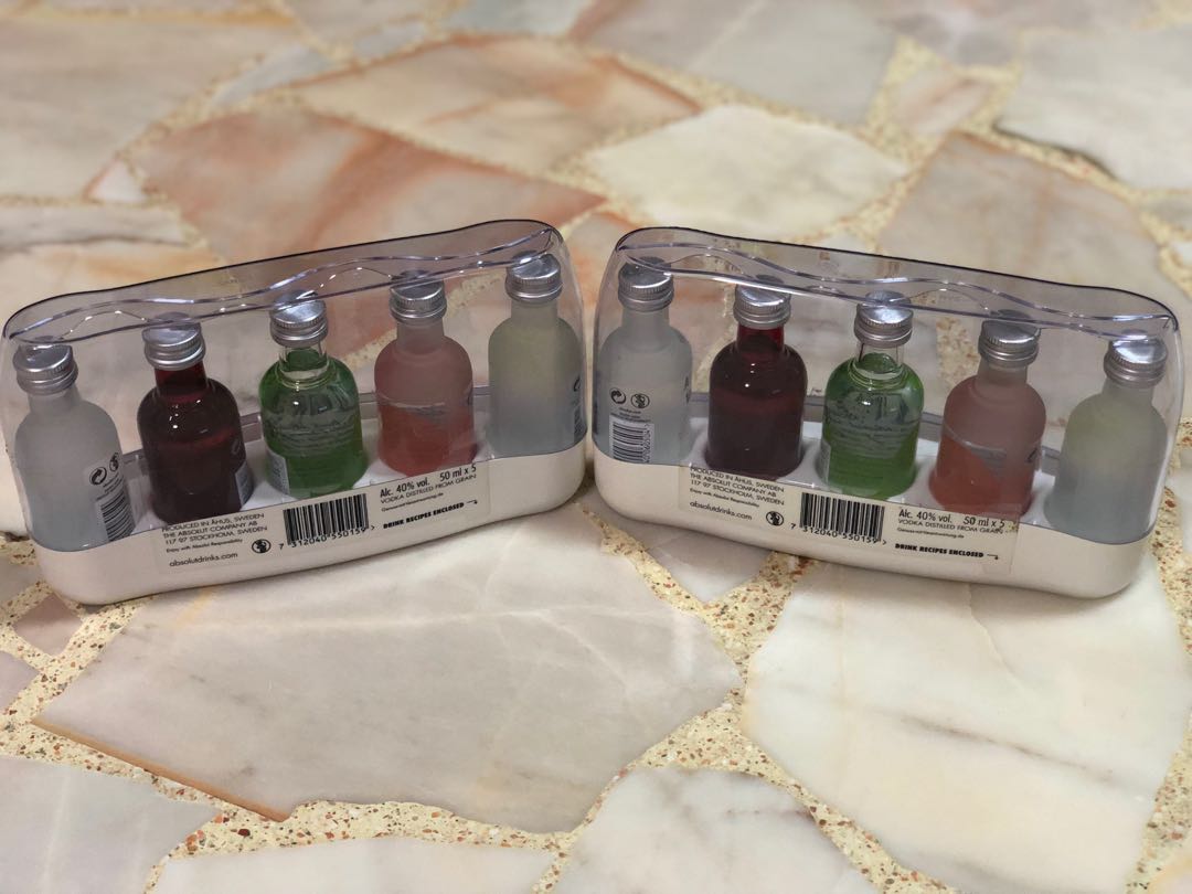 Absolut Vodka gift set, Food & Drinks, Alcoholic Beverages on Carousell
