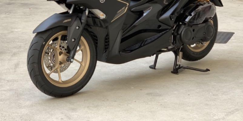 Aerox Stock Rims (front & rear), Motorcycles, Motorcycle Accessories on ...