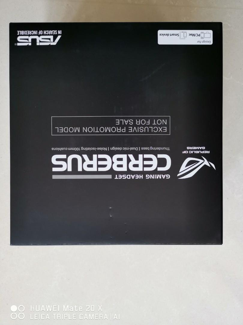 ASUS ROG Gaming headset CERBERUS, Computers & Tech, Parts & Accessories ...