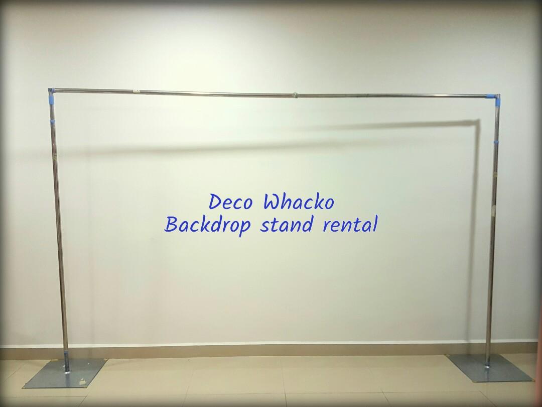 Backdrop/ photobooth stand rental, Hobbies & Toys, Stationery & Craft ...