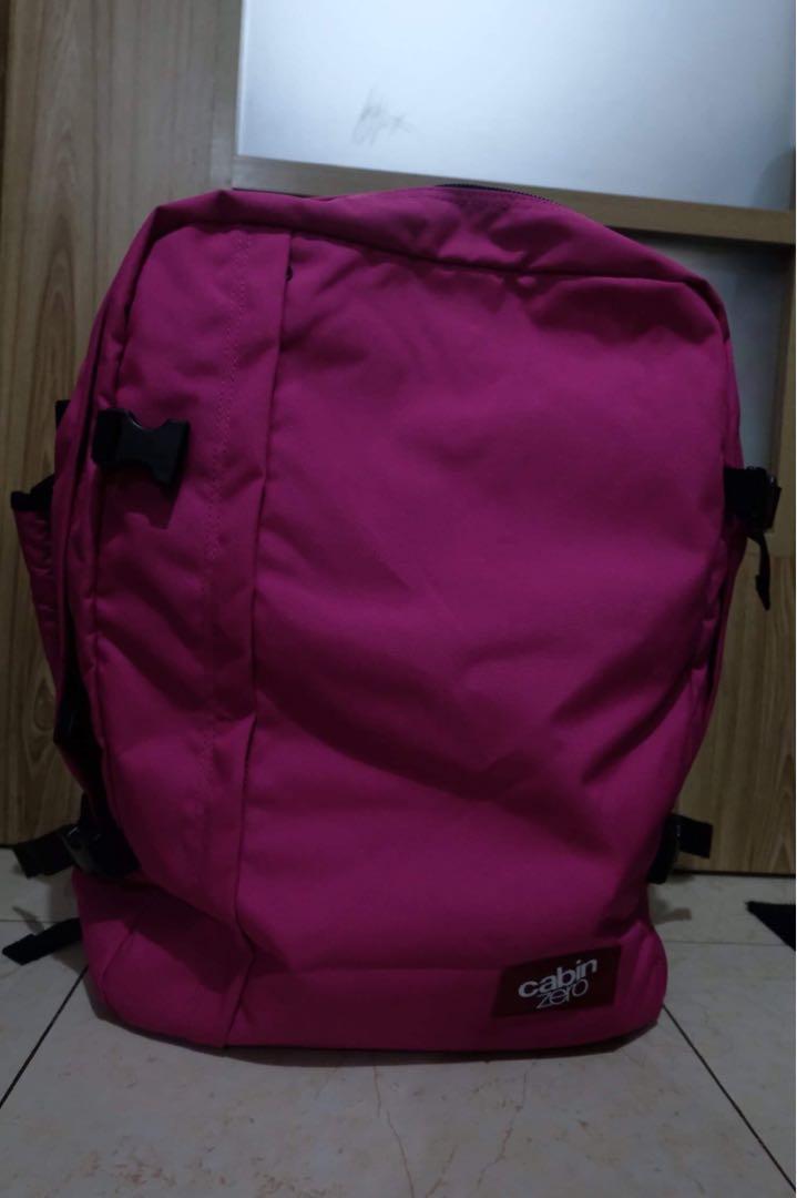 CabinZero 44L Pink, Women's Fashion, Bags & Wallets, Backpacks on Carousell