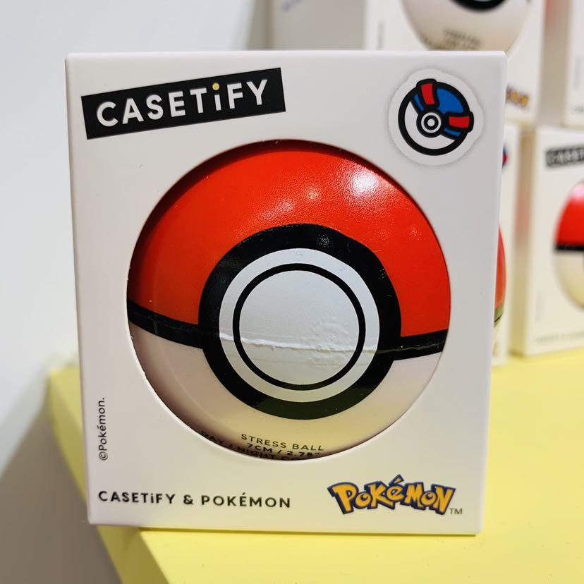 CASETiFY Pokemon Ball (stress ball), 興趣及遊戲, 收藏品及紀念品, 明星周邊 - Carousell