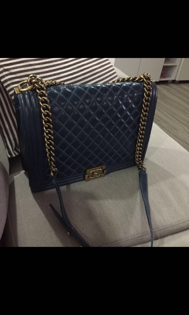 Chanel large boy, Women's Fashion, Bags & Wallets, Handbags on Carousell