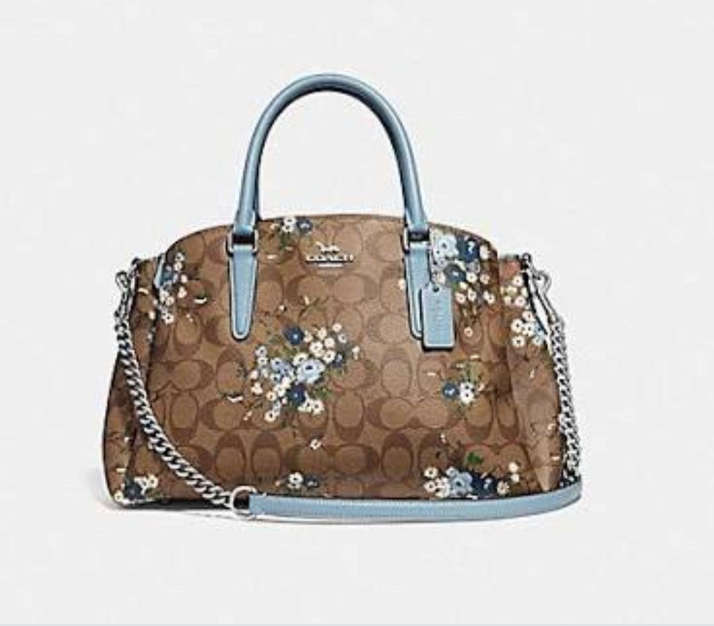 Coach Sage Carryall in signature canvas with floral bundle print ...
