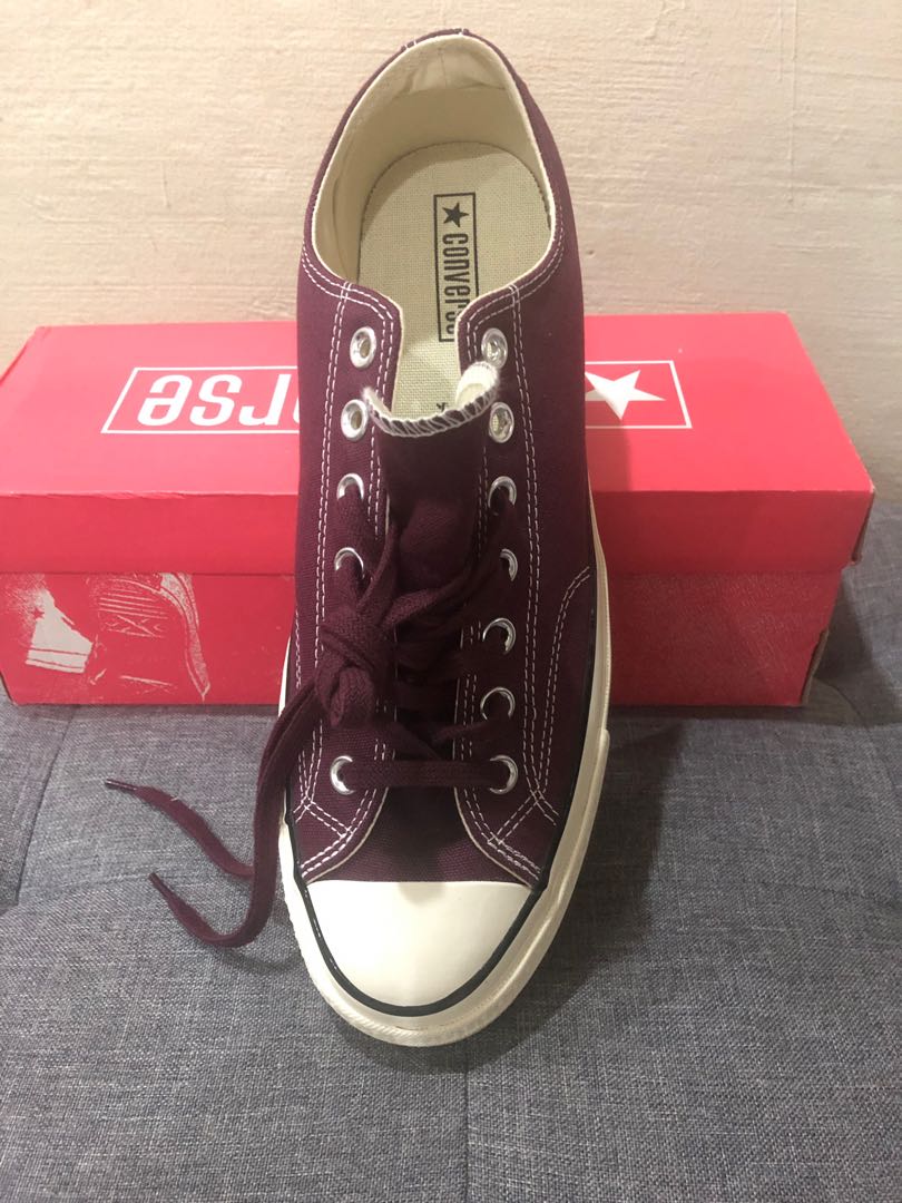 Converse chuck 70 XO maroon , Men's Fashion, Footwear, Sneakers on ...