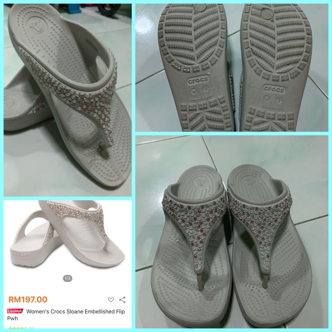 Crocs women, Women's Fashion, Footwear, Sandals on Carousell