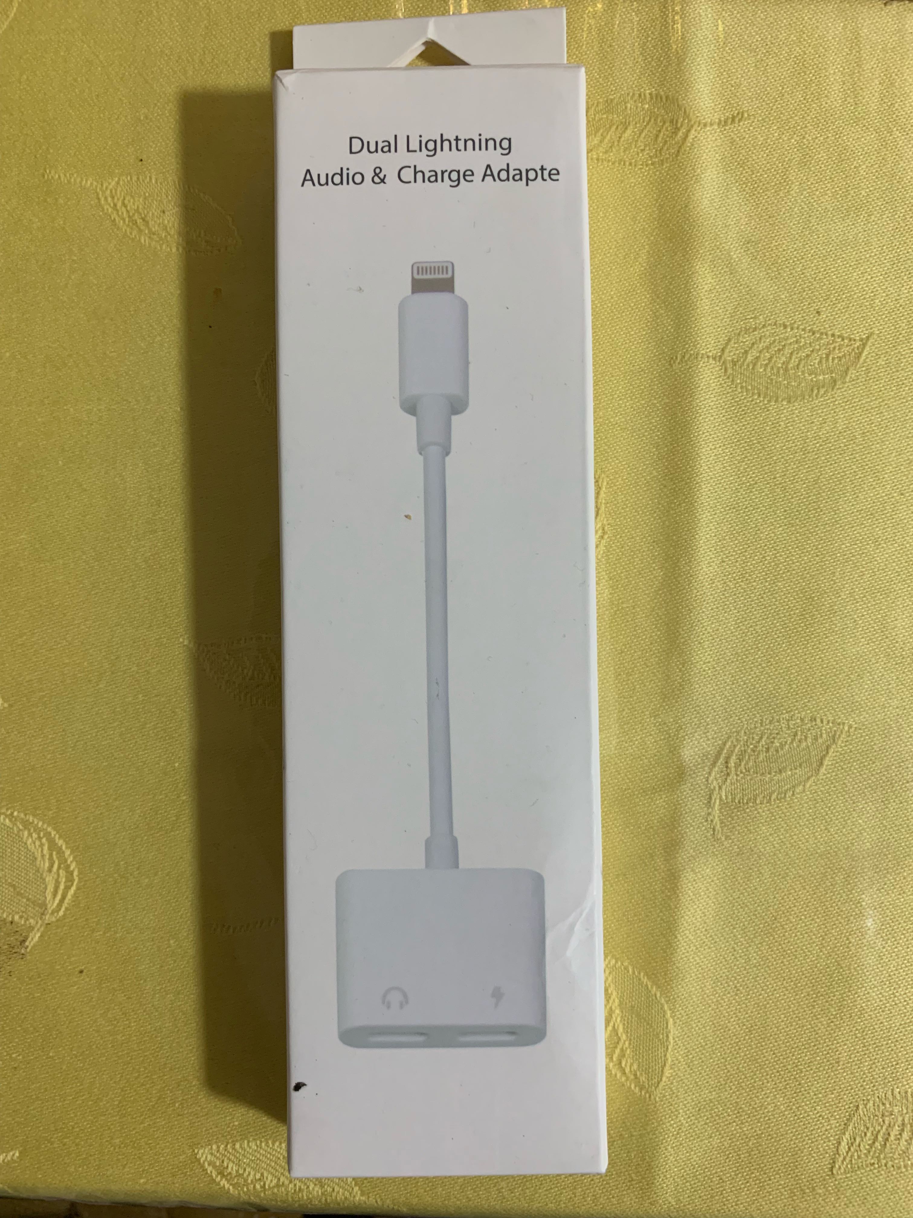 Dual Lightning Audio & Charge Adapter, Mobile Phones & Gadgets, Mobile ...