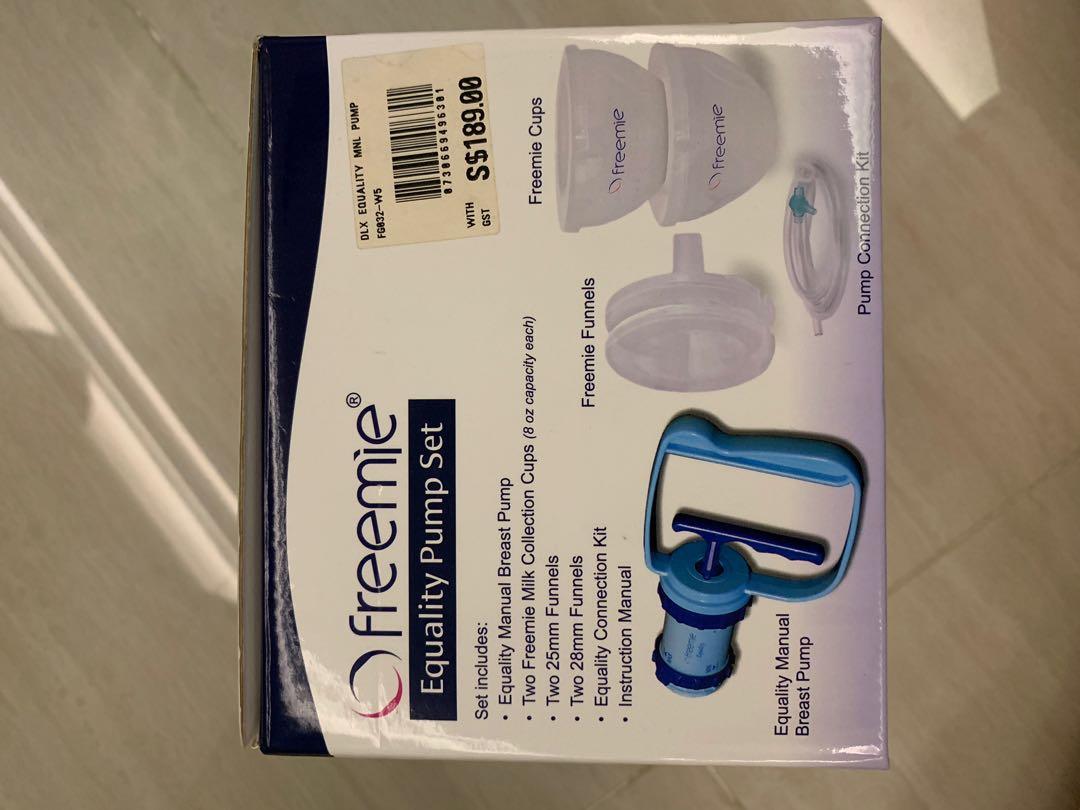 Freemie equality manual pump set, Babies & Kids, Nursing & Feeding ...