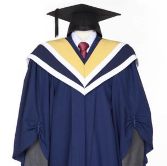 Bachelor of Engineering Graduation Gown, Men's Fashion, Tops & Sets ...