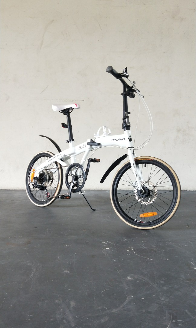 Hachiko HA-01 foldable bike, Sports Equipment, Bicycles & Parts, Bicycles on Carousell