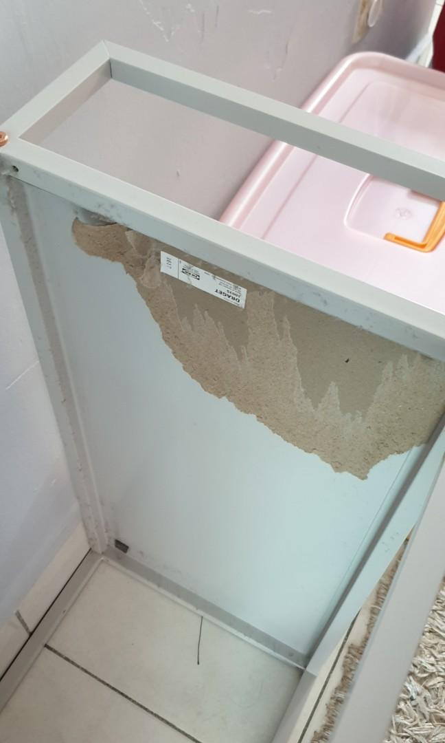 IKEA Draget - rak kelabu, Furniture & Home Living, Furniture, Shelves ...