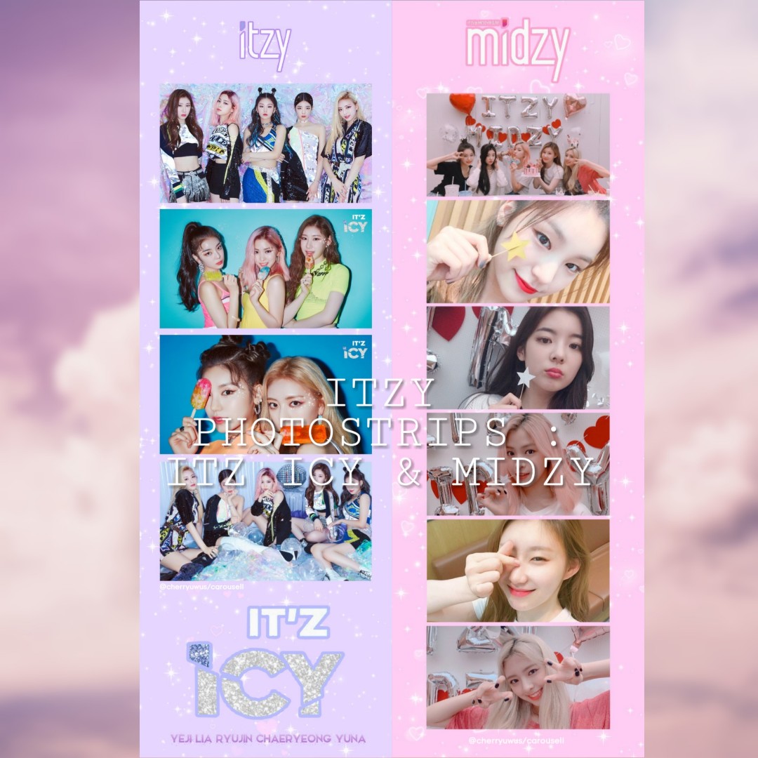 ITZY Photostrips: ITZ ICY version and MIDZY version, Hobbies & Toys ...