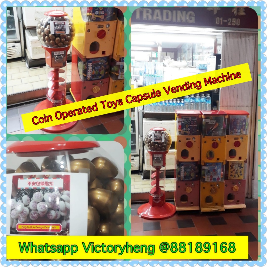 Coin Operated Toys Capsule Vending Machine, Hobbies & Toys, Memorabilia ...