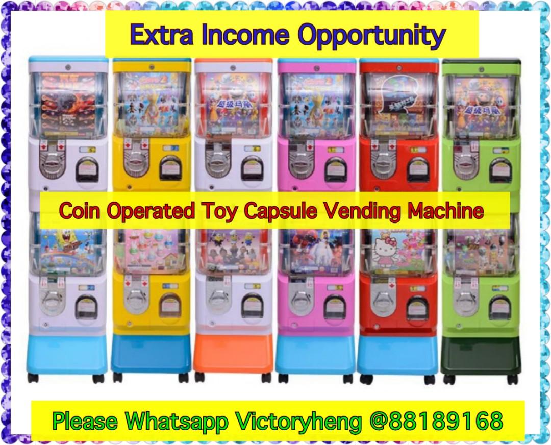 Coin Operated Toys Capsule Vending Machine, Hobbies & Toys, Memorabilia ...
