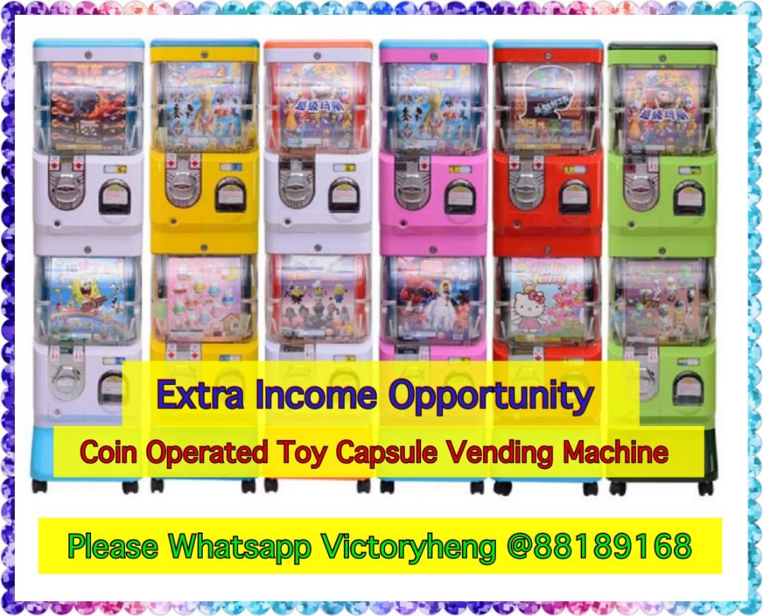 Coin Operated Toys Capsule Vending Machine, Hobbies & Toys, Memorabilia ...