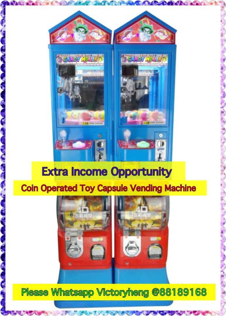 Coin Operated Toys Capsule Vending Machine, Hobbies & Toys, Memorabilia ...