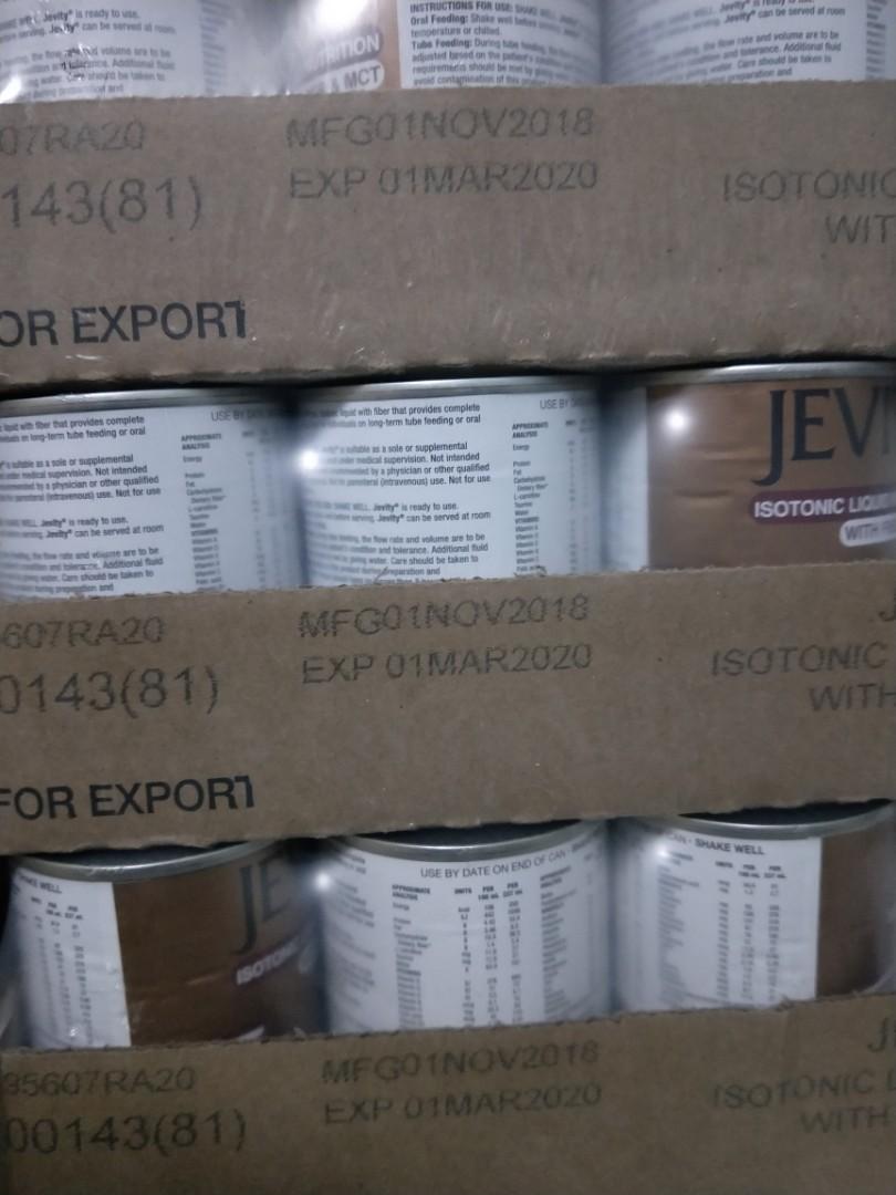 Jevity Milk 237mls Per Tin, Health & Nutrition, Health Supplements ...