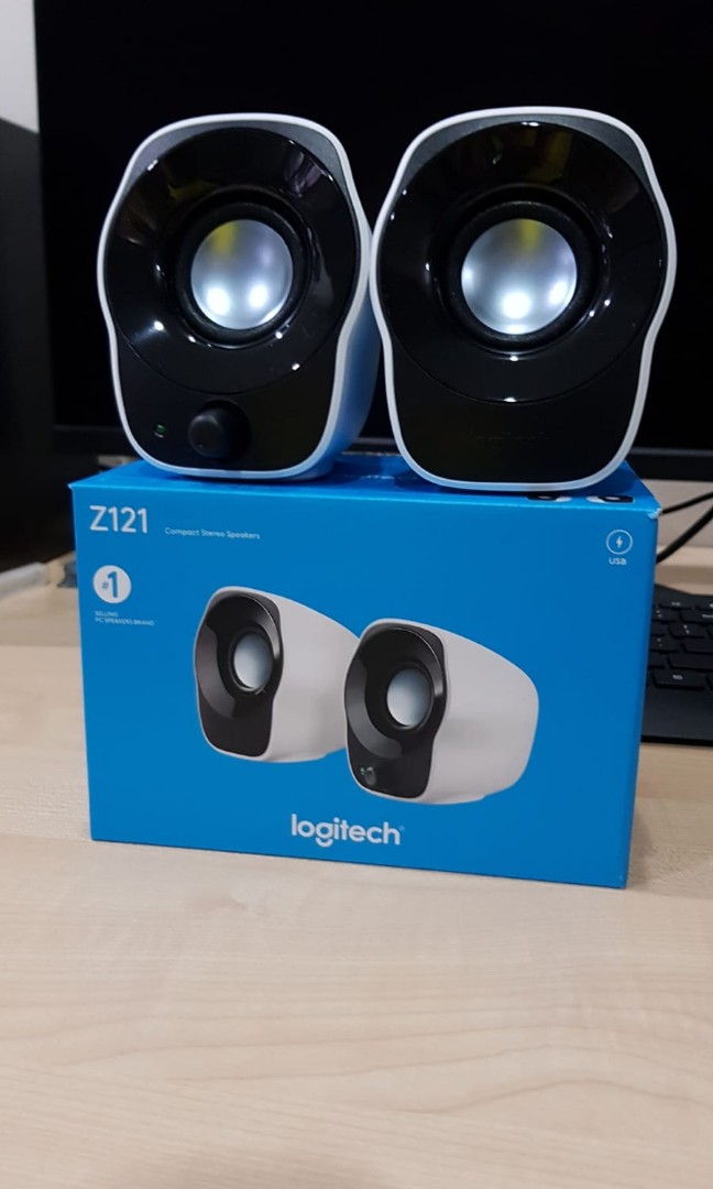 Logitech Z121 Stereo Speakers, Audio, Soundbars, Speakers & Amplifiers ...