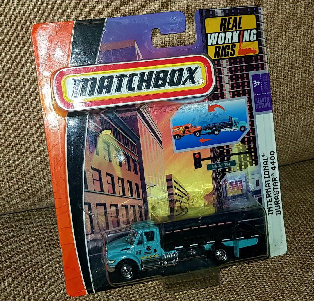 Matchbox Real Working Rigs INTERNATIONAL DURASTAR 4400 Teal Color ...