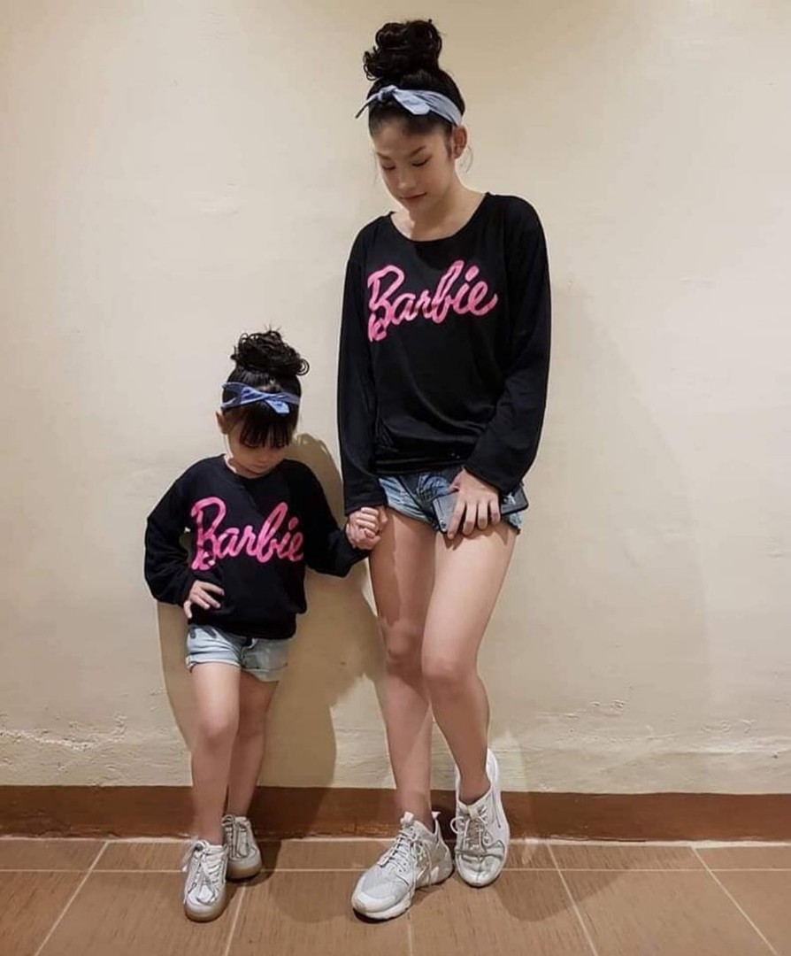 Mom daughter matchy Barbie pull over, Babies & Kids, Babies & Kids ...