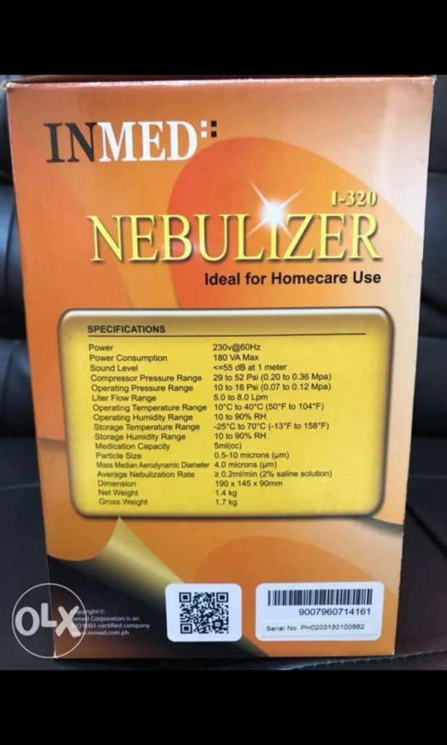 Nebulizer (INMED), Beauty & Personal Care, Face, Face Care on Carousell