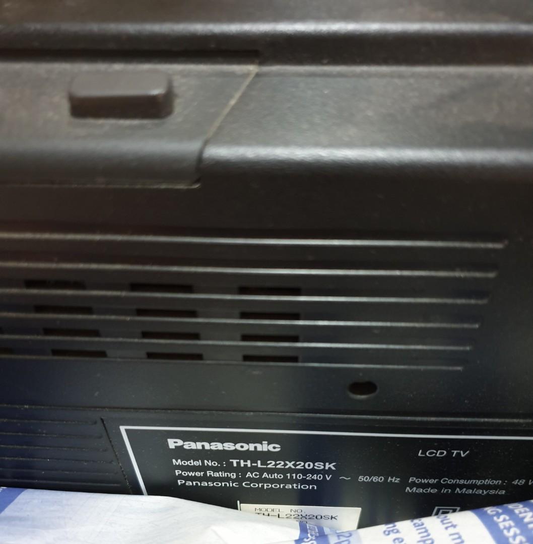 Panasonic Viera 22 inch, TV & Home Appliances, TV & Entertainment, TV ...