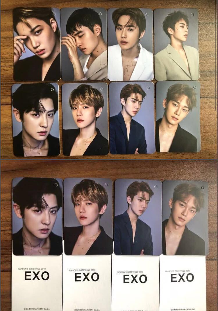 Preorder exo 2019 seasons greetings po benefit hottracks kyobo bookmark ...