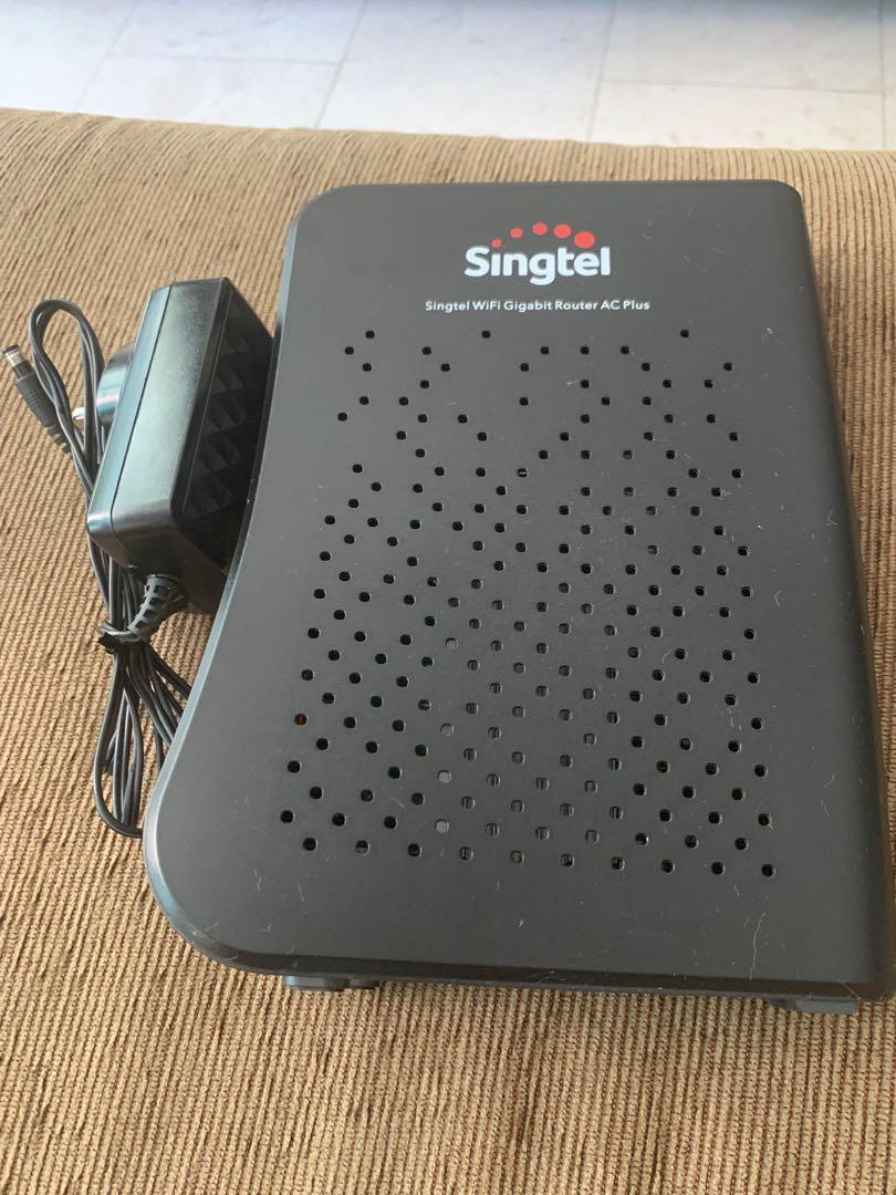 Router AC w/ Optical Network Terminal (Singtel) complete set, Computers ...