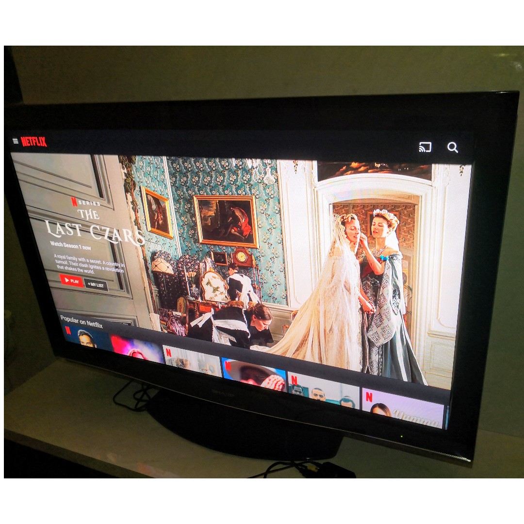 Sharp Aquos 46" LCD TV, TV & Home Appliances, TV & Entertainment, TV on Carousell