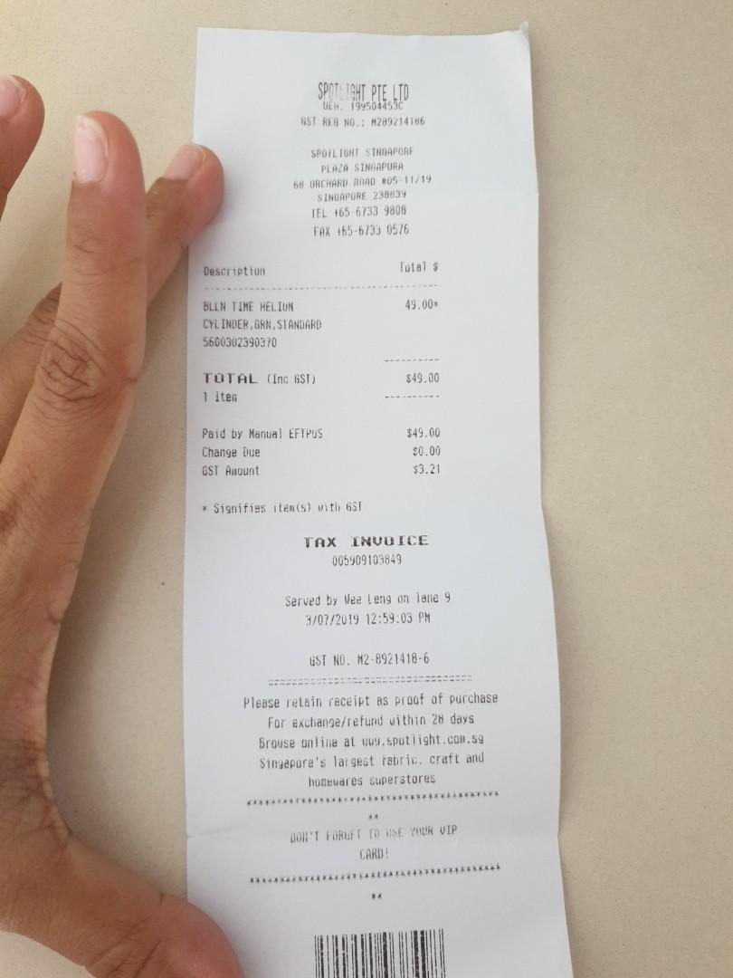 Spotlight Helium tank, Babies & Kids, Baby Nursery & Kids Furniture ...