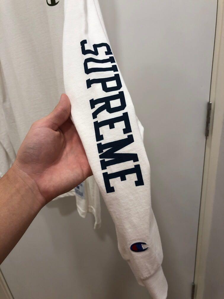 Supreme Champion Collab, Men's Fashion, Tops & Sets, Tshirts & Polo ...