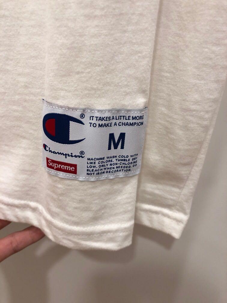 Supreme Champion Collab, Men's Fashion, Tops & Sets, Tshirts & Polo ...