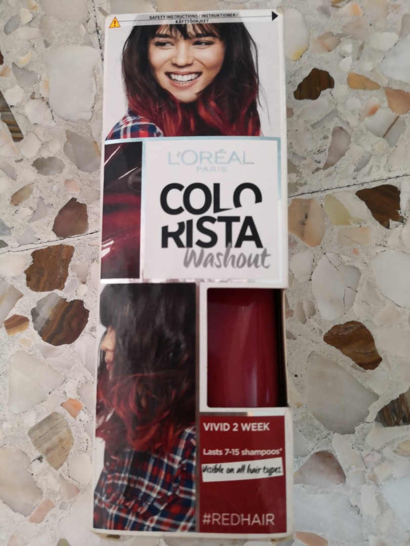 Loreal Colorista Temp Red Hair Dye, Beauty & Personal Care, Hair on ...