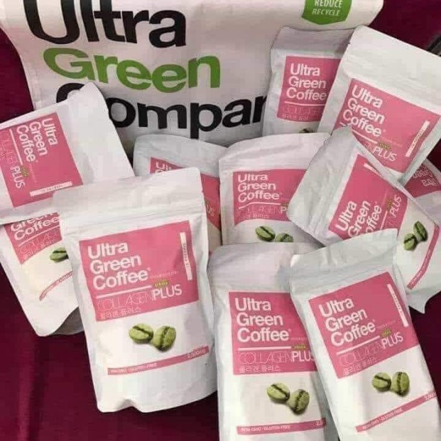 Ultra Green Coffee with Collagen Plus, Health & Nutrition, Health ...
