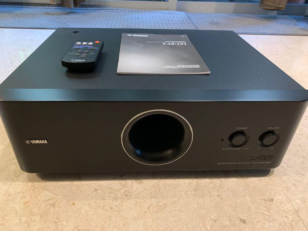 Yamaha Soundbar YAS-101 & Subwoofer YST-FSW150, Audio, Soundbars, Speakers & Amplifiers on Carousell