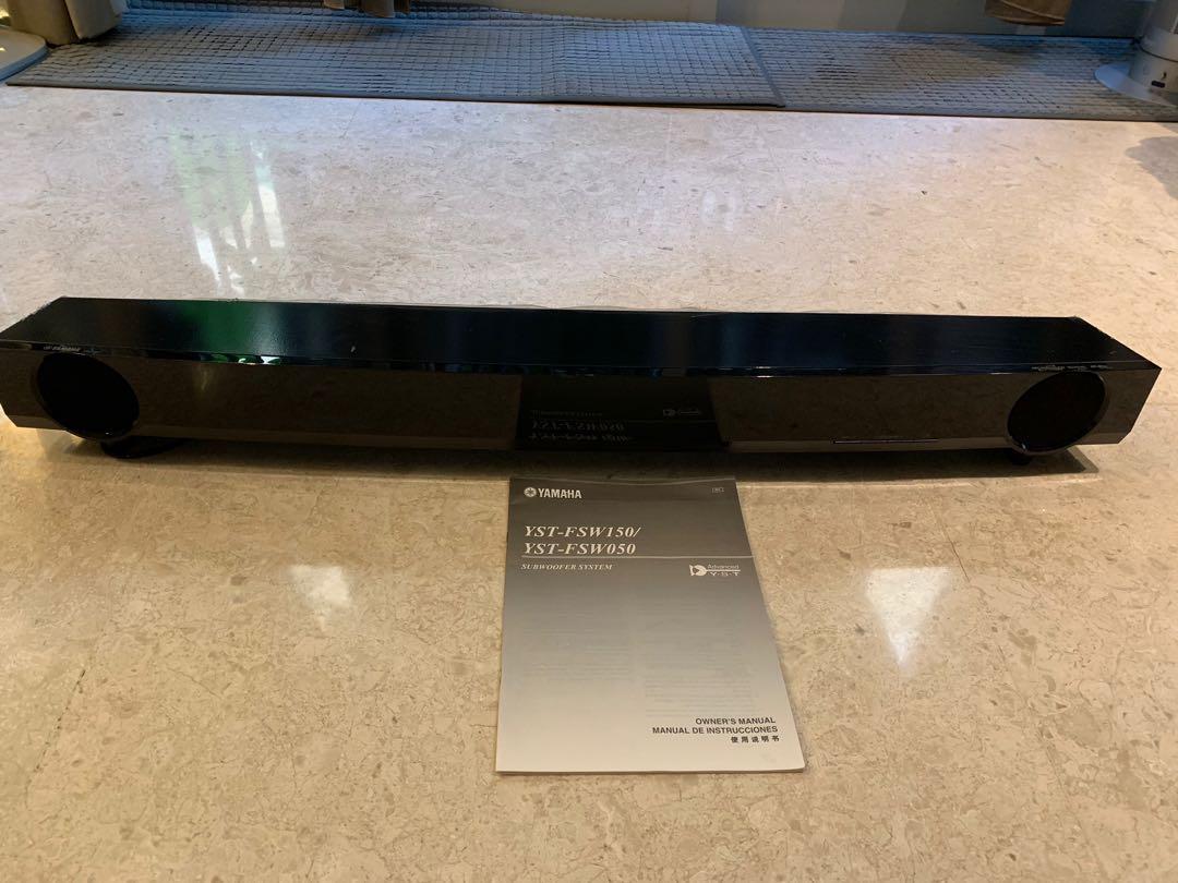 Yamaha Soundbar YAS-101 & Subwoofer YST-FSW150, Audio, Soundbars, Speakers & Amplifiers on Carousell