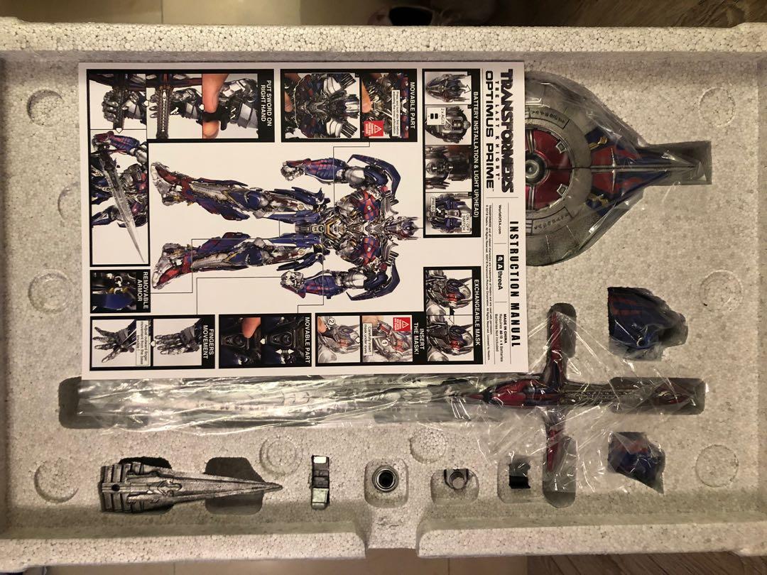 3A/threeA Transformer The Last Knight optimus prime 豪華版, 興趣及遊戲, 玩具 & 遊戲 ...